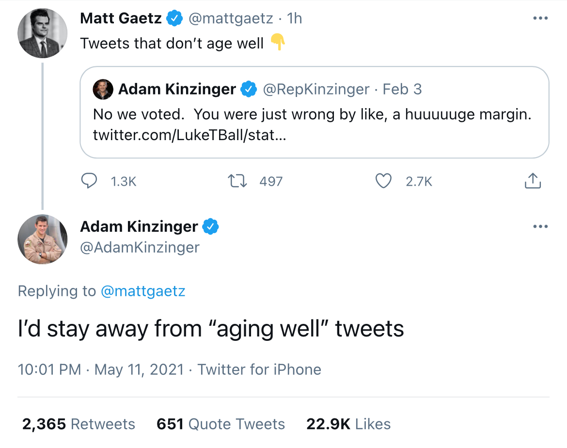 Matt Gaetz gets destroyed by his own party. | Fishbowl