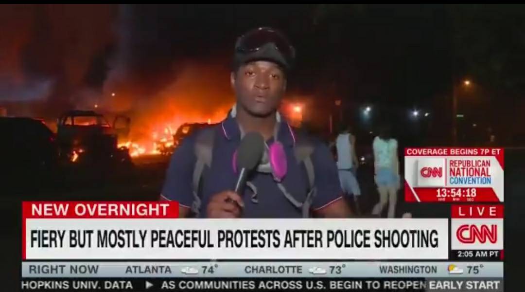 Fiery but mostly peaceful.... Ohh CNN.. that's lik... | Fishbowl