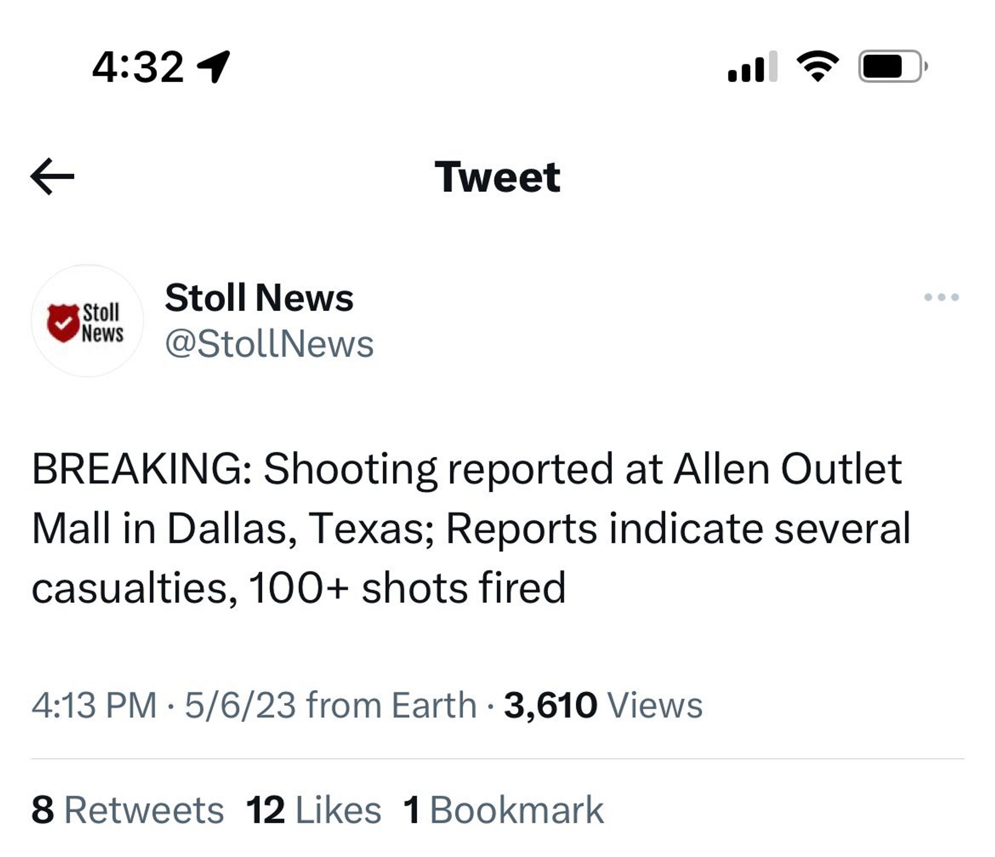 Active shooter at Allen outlet Mall. Please avoid the area. | Glassdoor ...