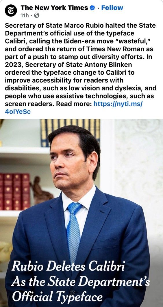 As reported by The Failing NYT, Rubio is making gr... | Fishbowl