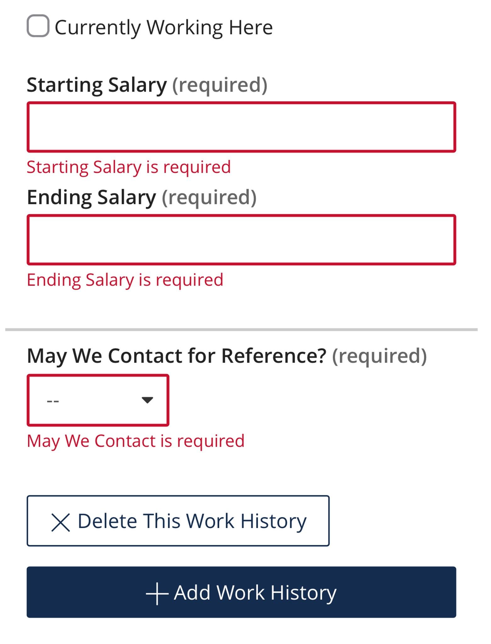 Currently in search for new work. Applying for a position and they’re ...