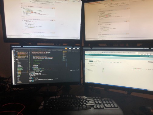 Current set up. Would you go with a bigger monitor... | Fishbowl