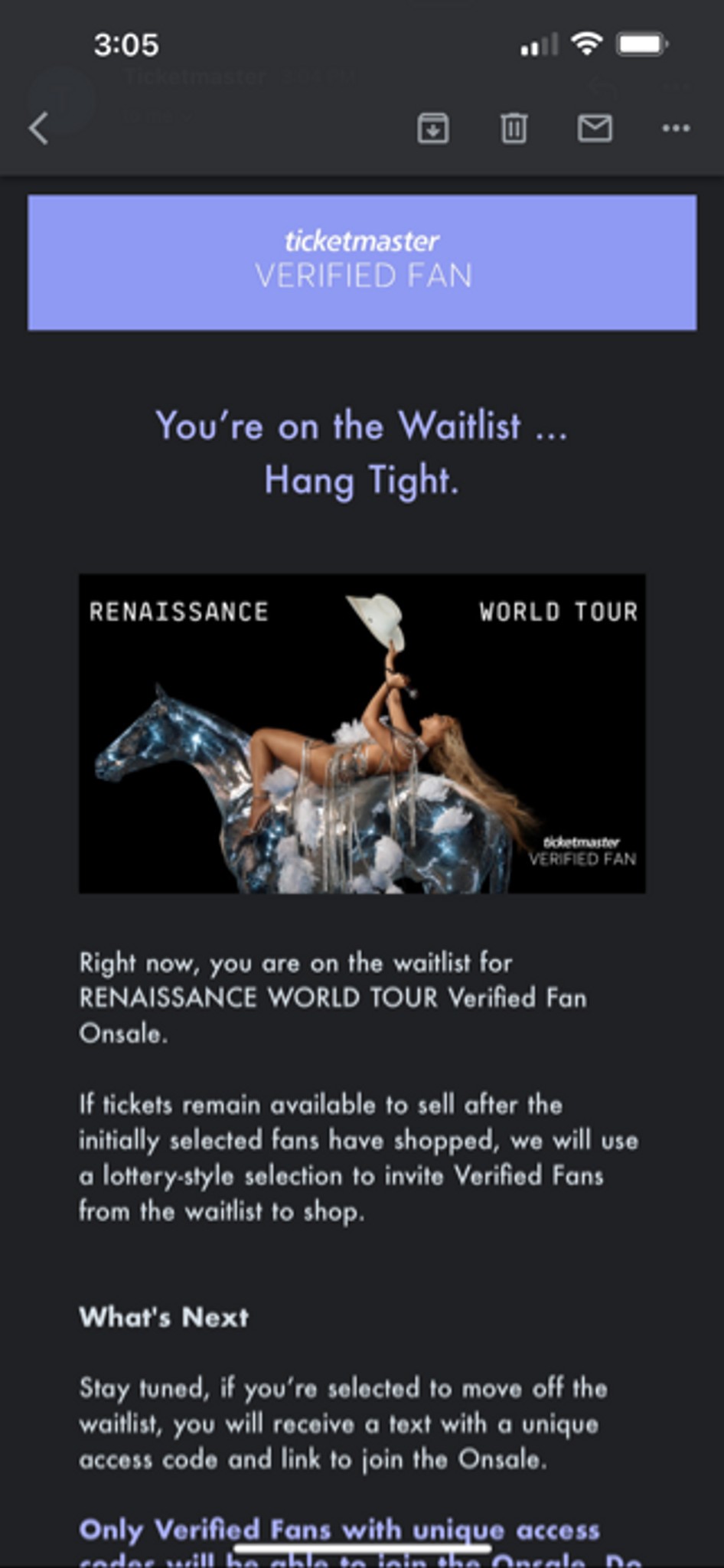 The CEO of Ticketmaster will never see heaven. | Fishbowl