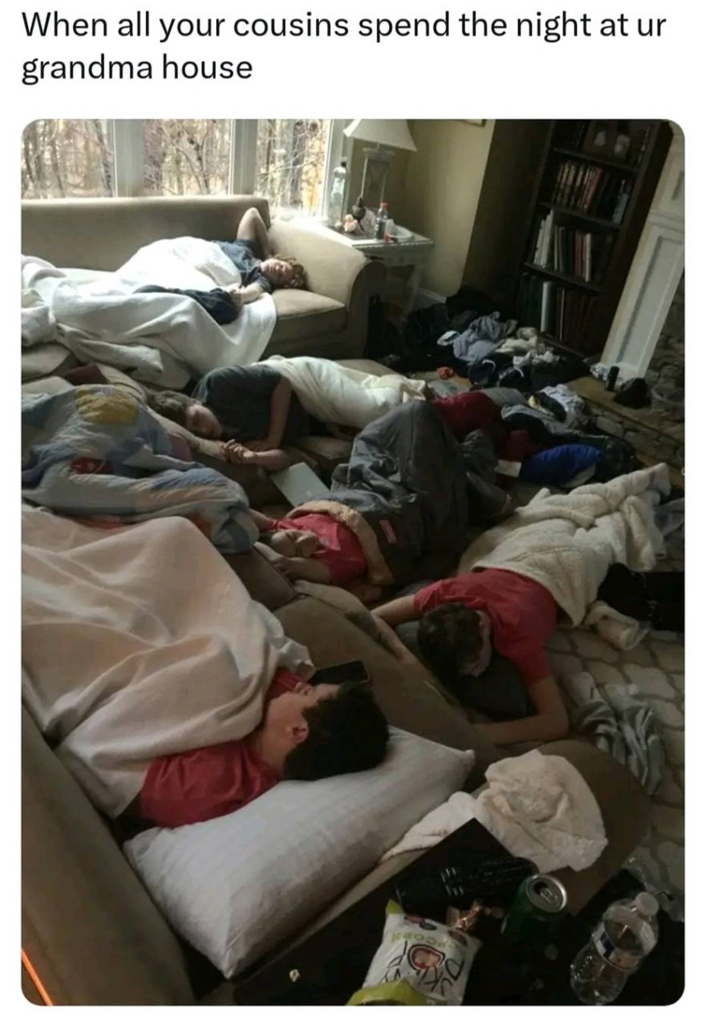 Meme: sleepover at Grandma house with cousins | Fishbowl