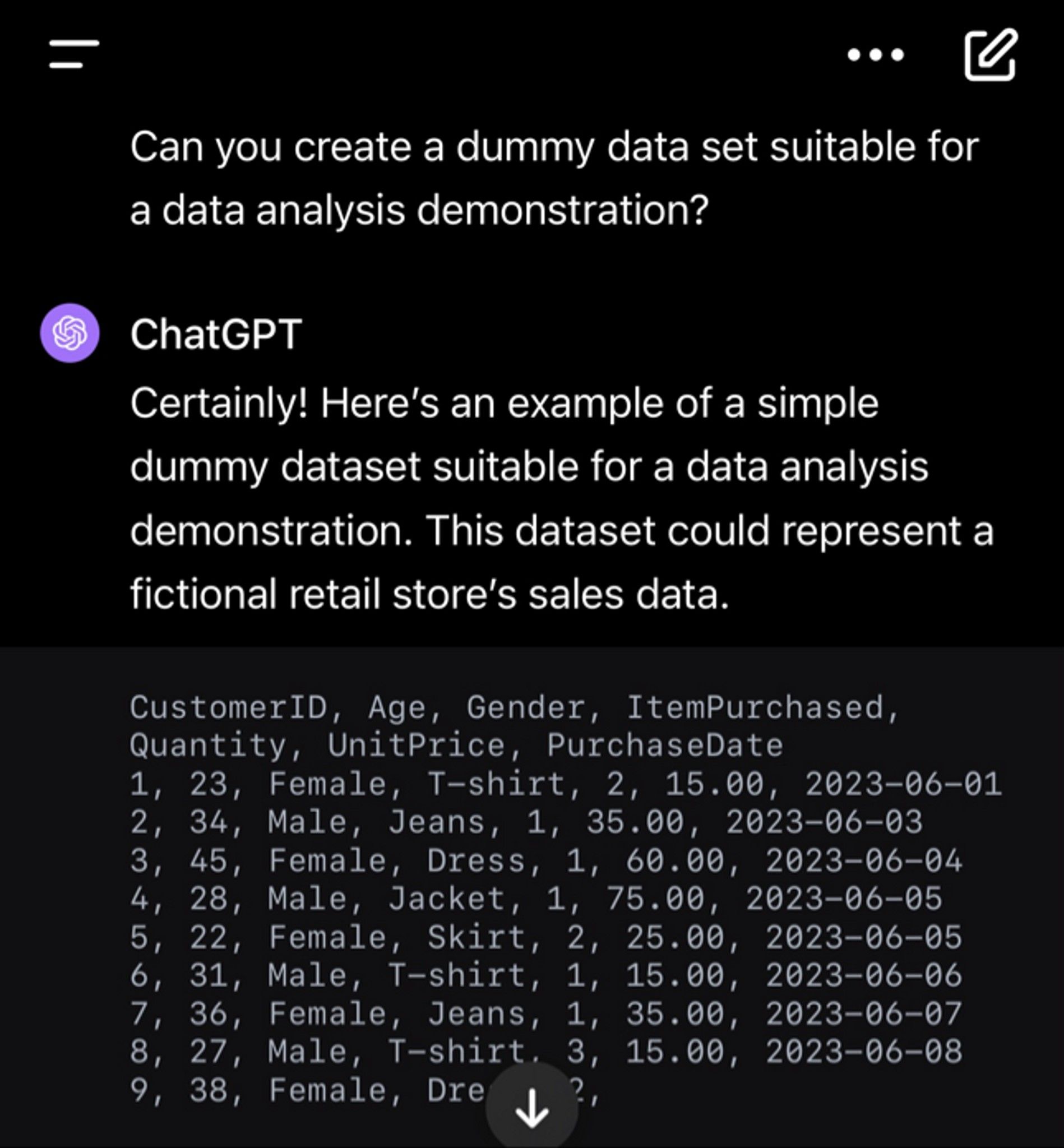 Hi guys! Is there an AI to help create dummy datas... | Fishbowl