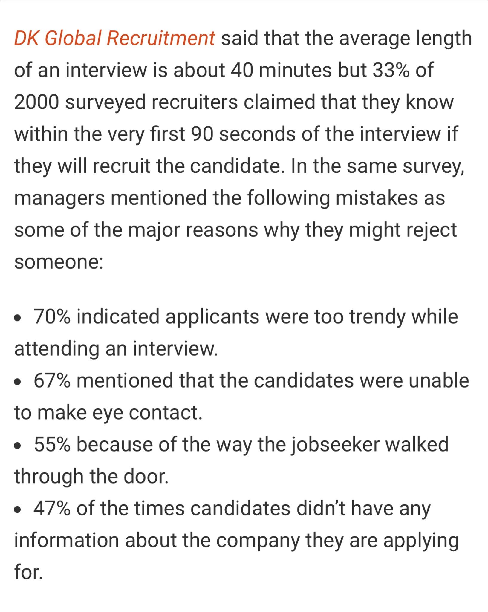 It any of this is true, and I’m sure it is, people are being rejected ...