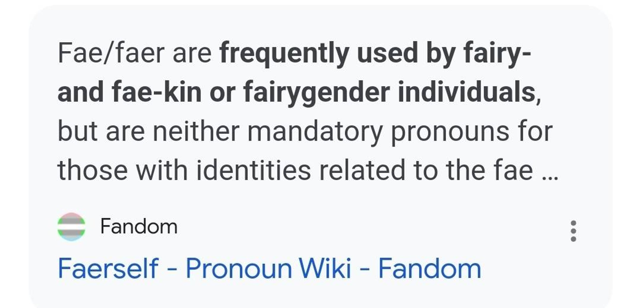 We have a first year who changed her pronouns to f... | Fishbowl