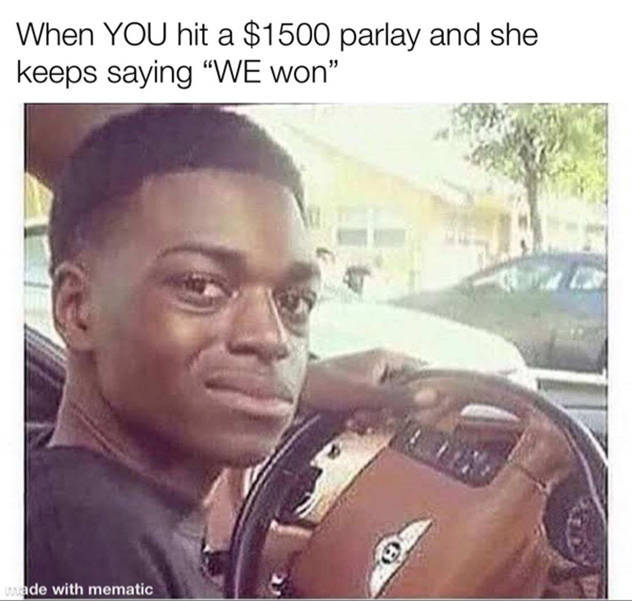 My boyfriend hit a $1500 parlay and didn't share 🥹 | Glassdoor