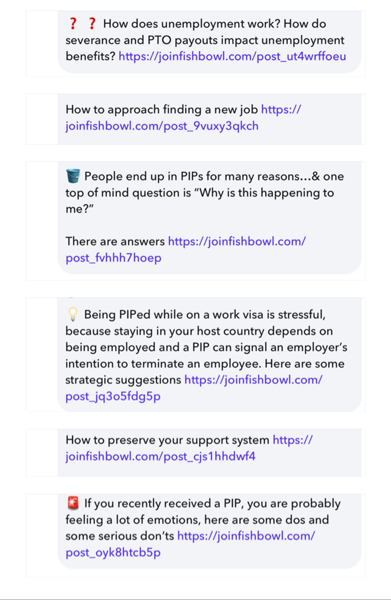 If you are on a PIP or suspect you will be… If you... | Fishbowl