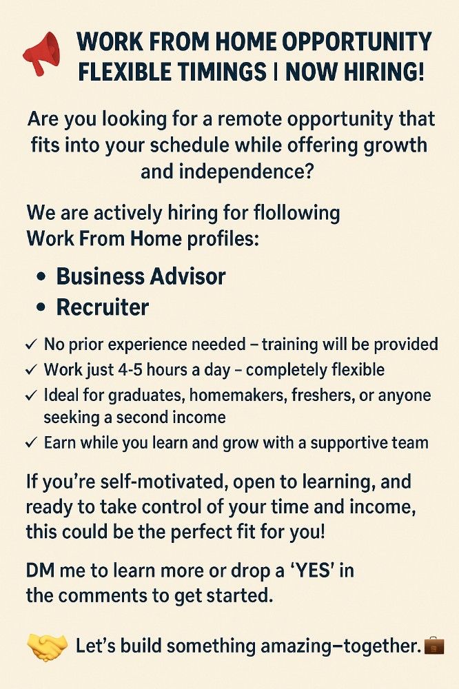 See the poster for work from anywhere. DM your qua... | Fishbowl