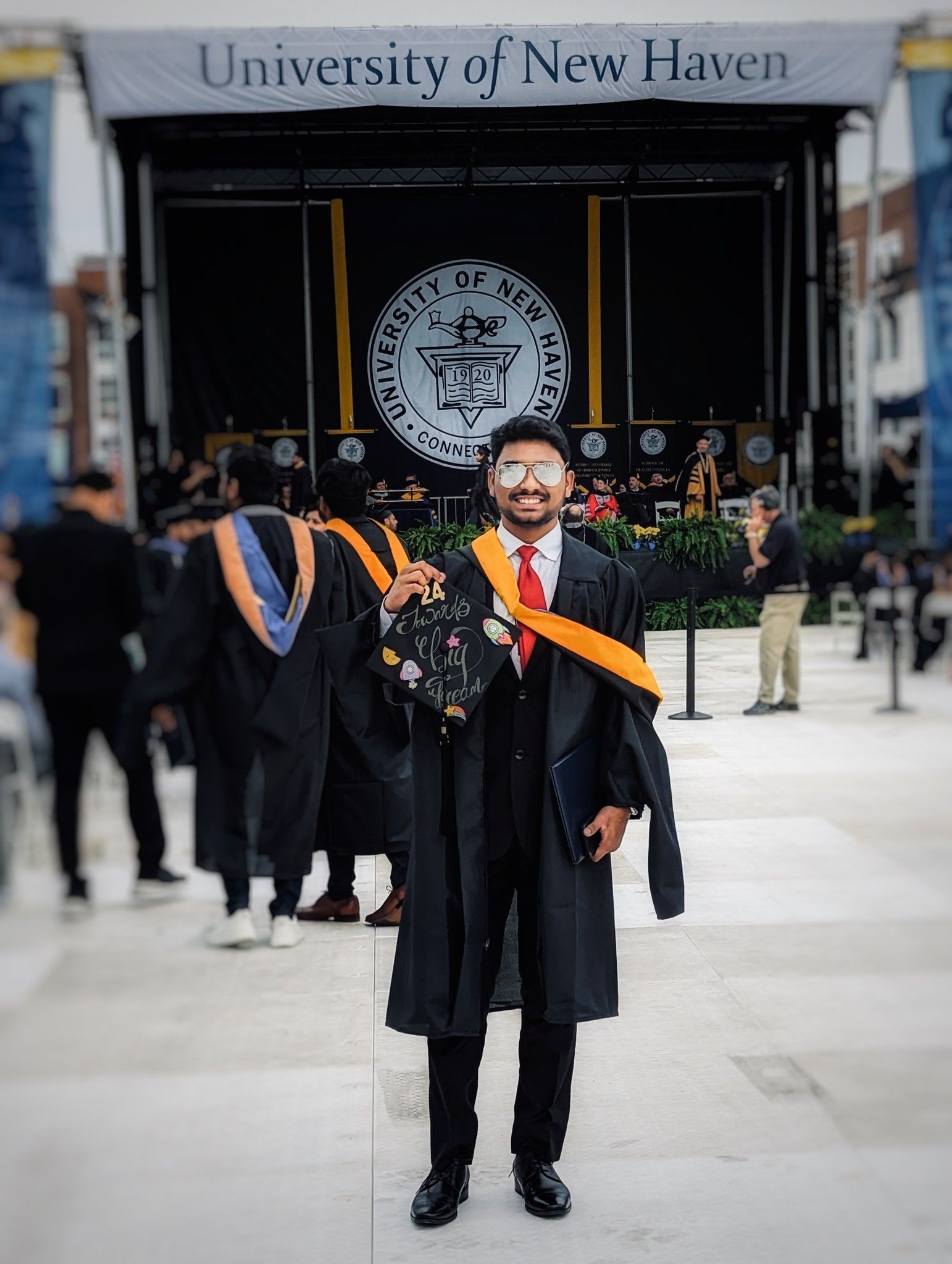 🎓 Thrilled to share my UNH graduation pic! Being a Charger fills me ...