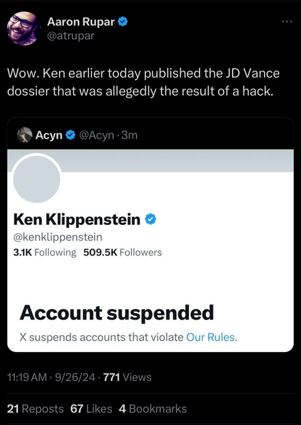 The free speech absolutist strikes again. | Fishbowl