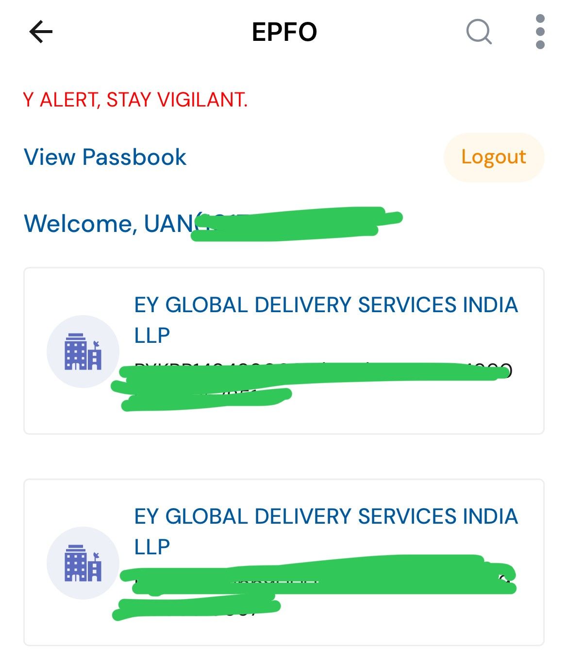 For anyone who is still stuck on how to check their EPFO passbook ...