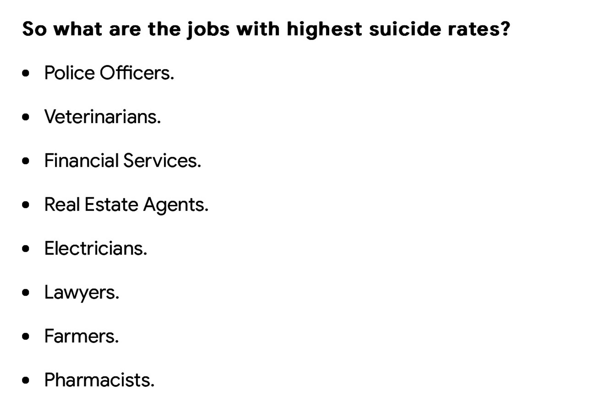 Is the rising suicide rate just the human race fin... | Fishbowl