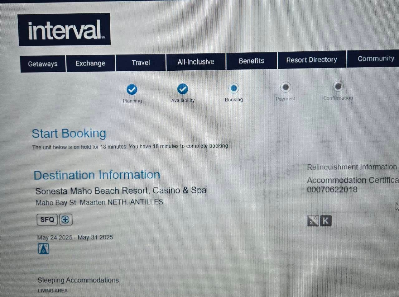 A one-week vacation certificate for a two-bedroom,... | Fishbowl