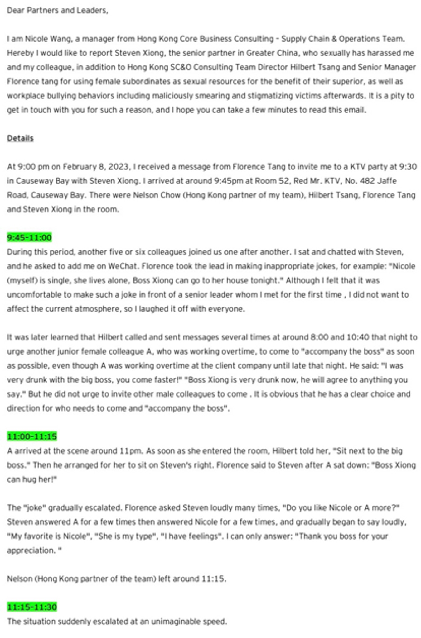 I just saw this open letter to EY Leadership about... | Fishbowl