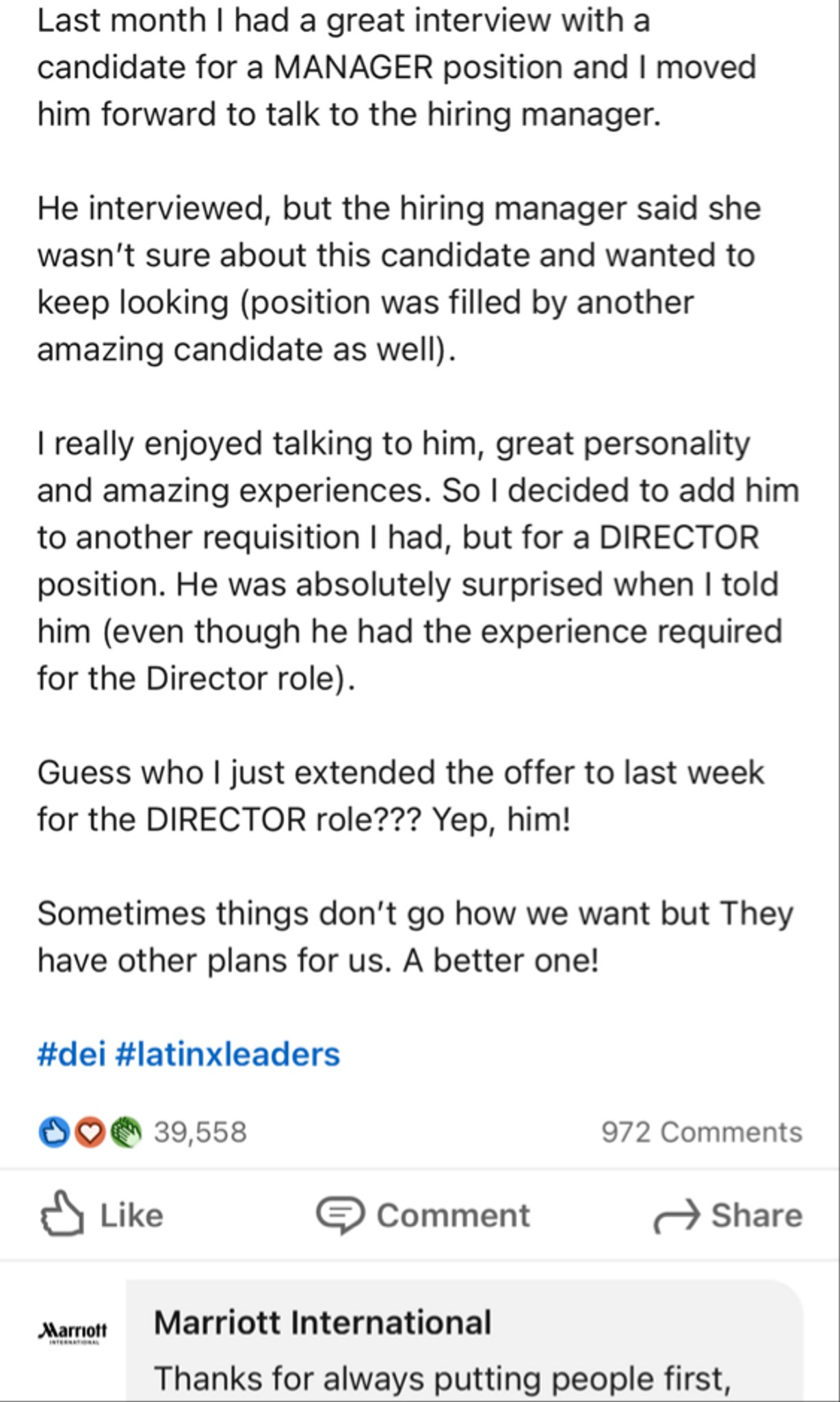 Not sure if I’m more put off by the all caps titles (and assumption that every director role is ...