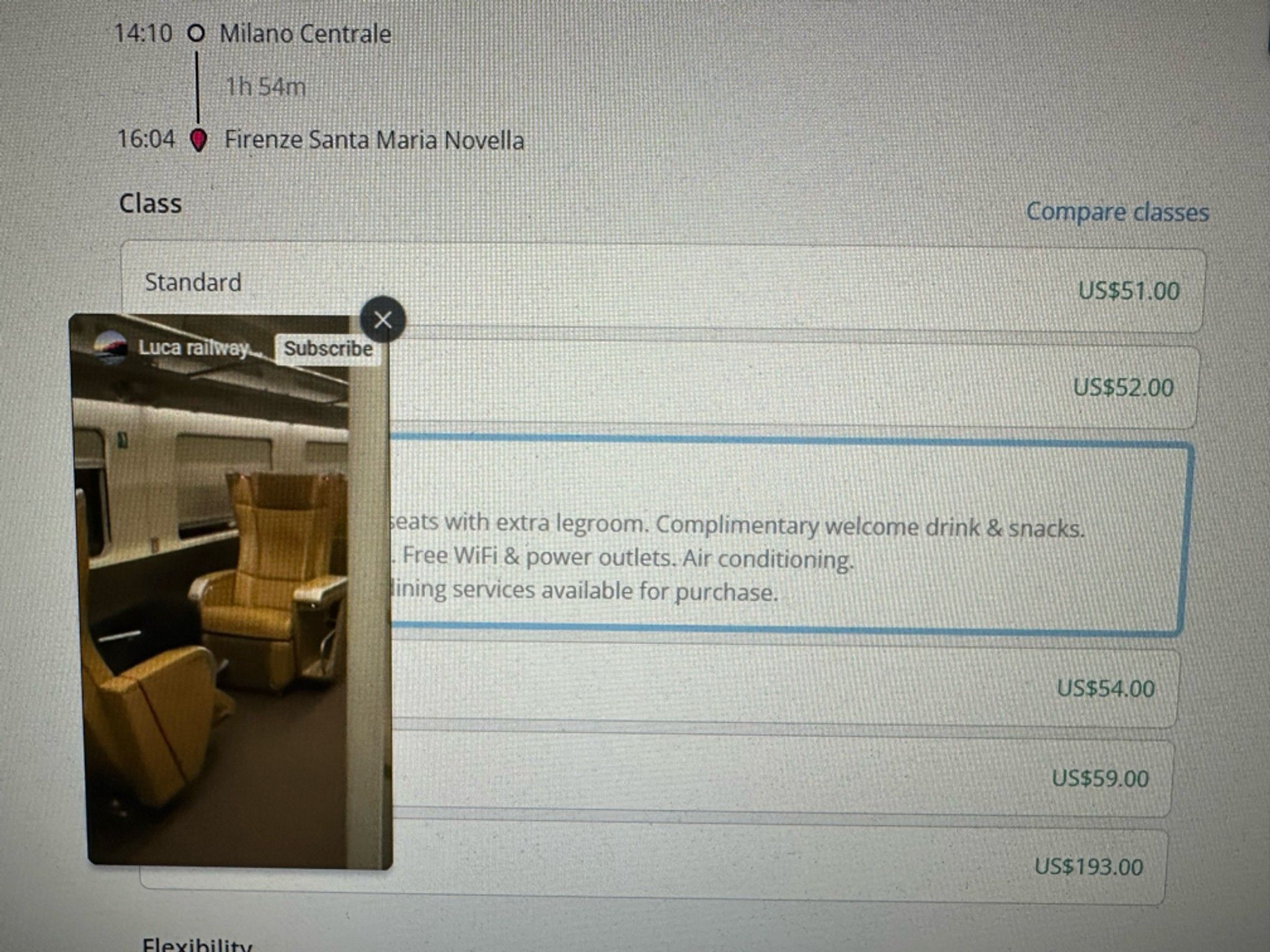 Was looking at trains for a trip and this site has... | Fishbowl