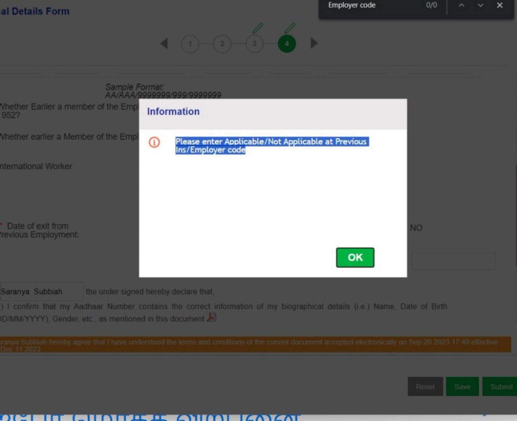 Hi everyone, while filling up the Pre-Joining form... | Fishbowl