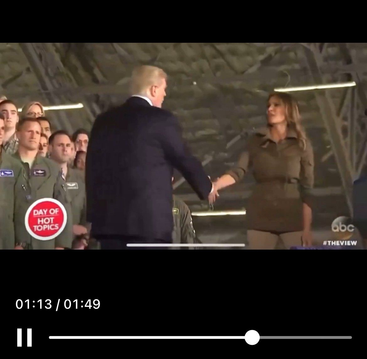 Tim Walz really tried shaking his wife’s hand. I c... | Fishbowl