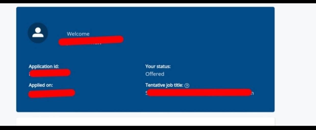 STATUS Shows Offered but have not received the offer letter. Any idea ...