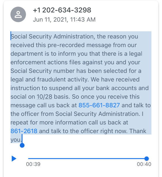 Former fed here, any one have thoughts on getting random calls from the ...