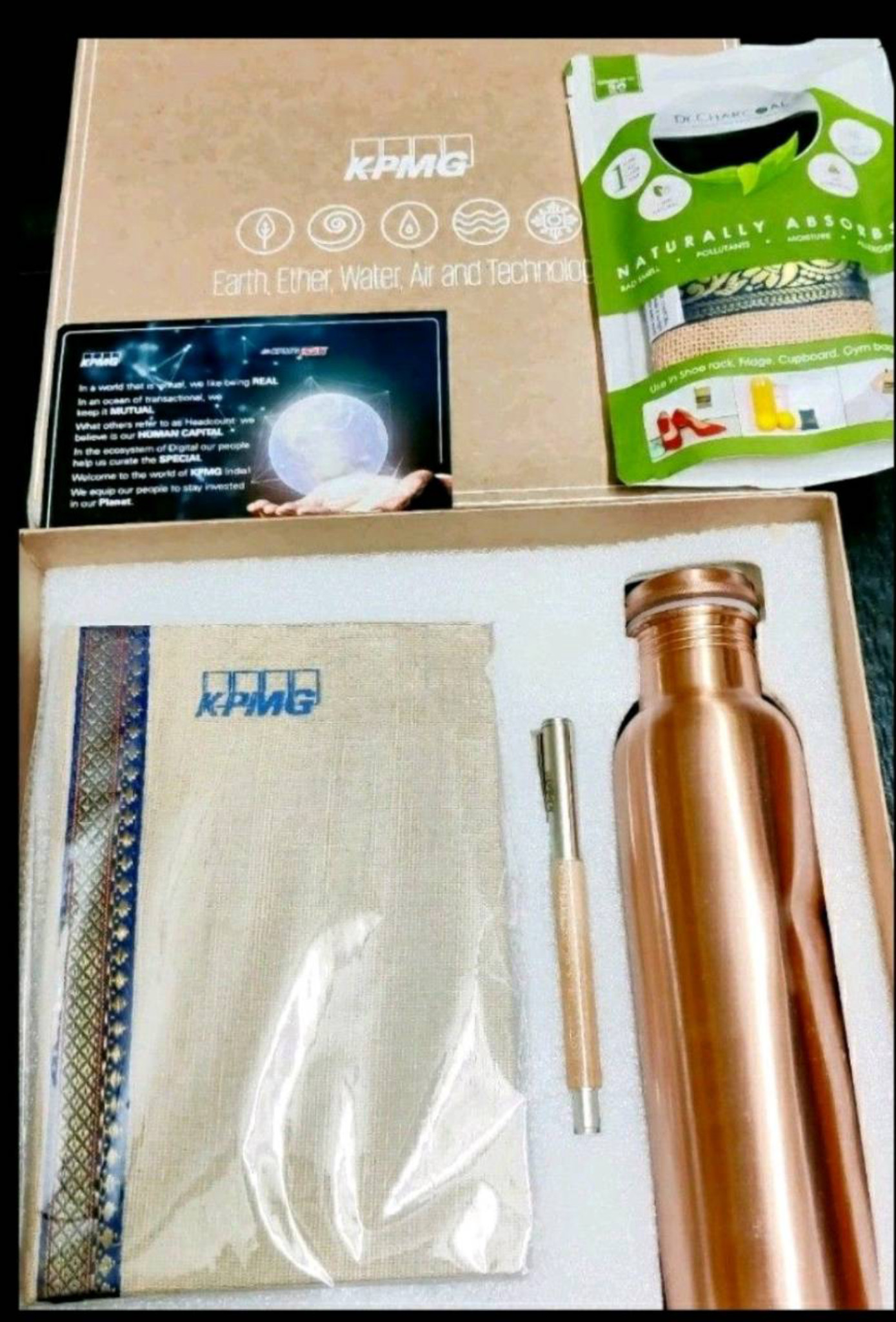 Hi , Can anyone tell me what doess the KPMG joining kit contains and ...