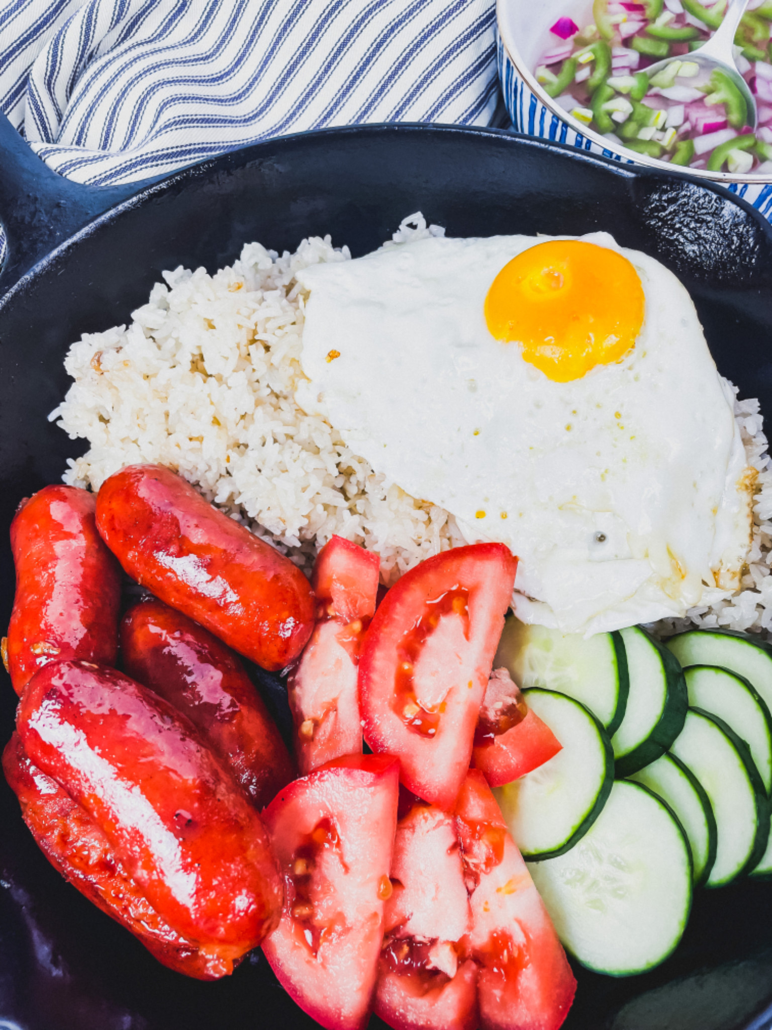 The Ultimate Filipino Breakfast: Lonsilog (Sweet Pork Sausages with ...