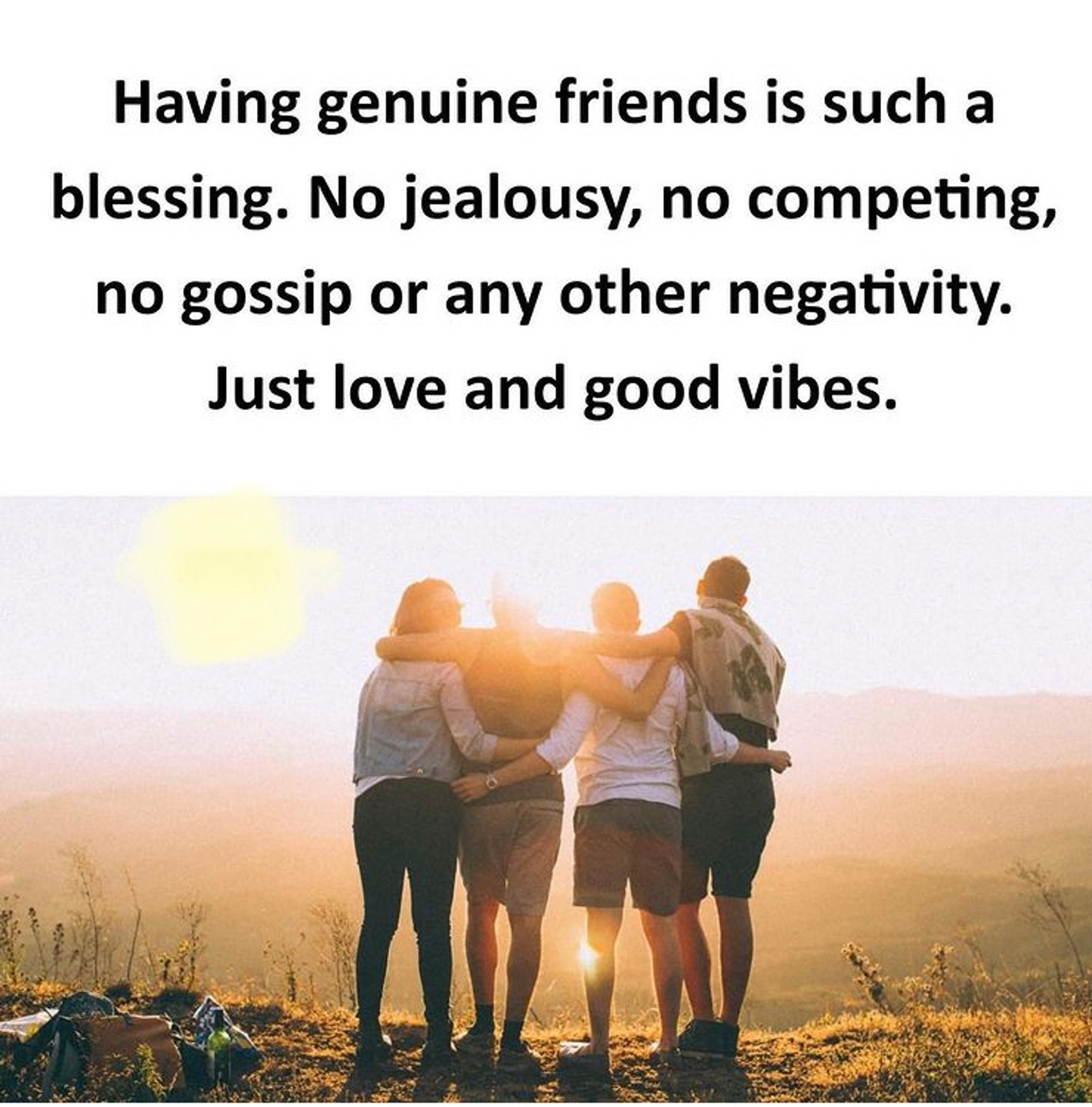 It’s not how many friends we have, its the genuine ones with whom we ...
