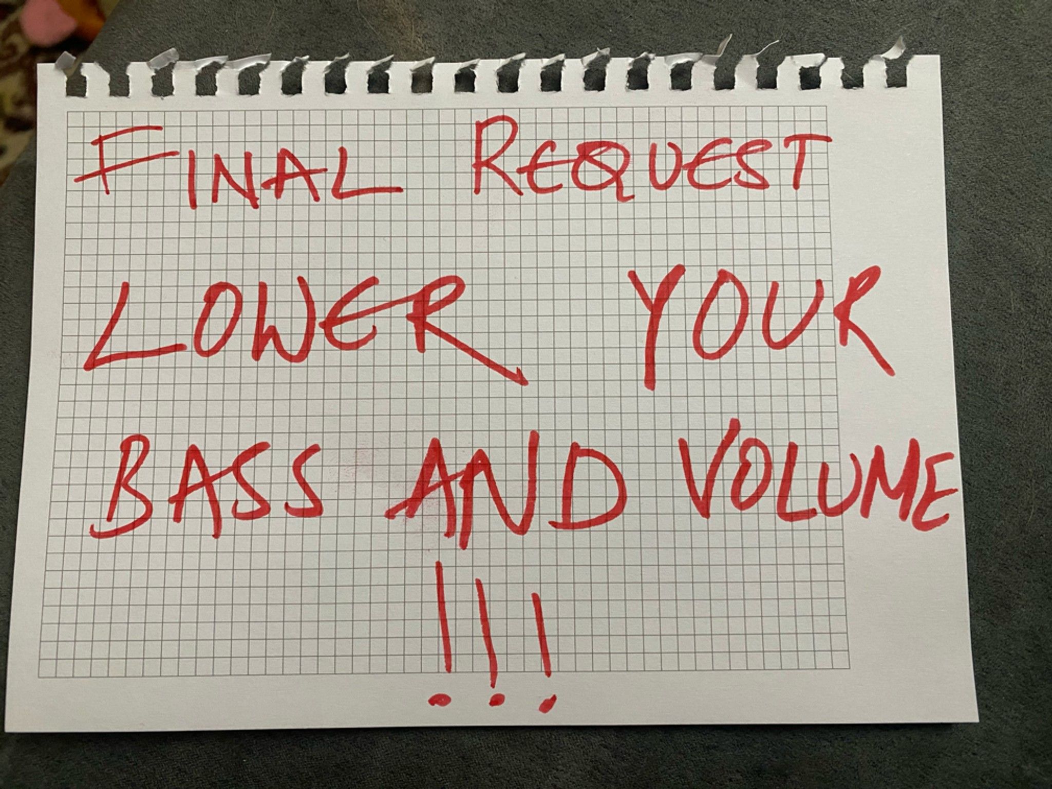 Apparently my upstairs neighbors don’t like “The Christmas Song” by Nat ...
