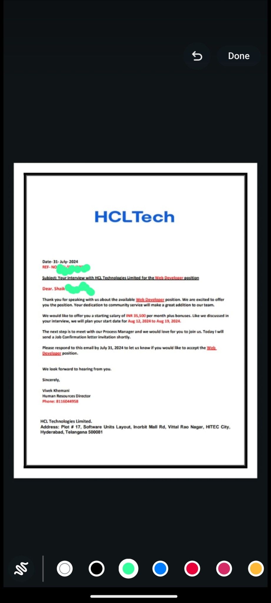 Hi all Need a suggestion TCS had offered me 32... | Fishbowl