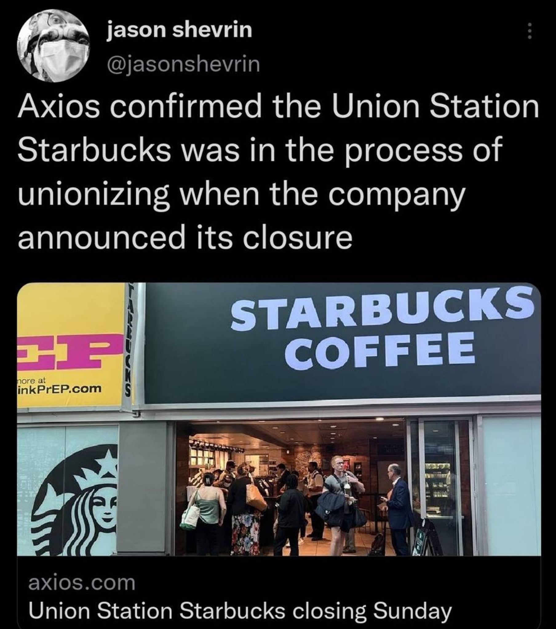 Now the real reason for the closures comes out. Super embarrassing for ...