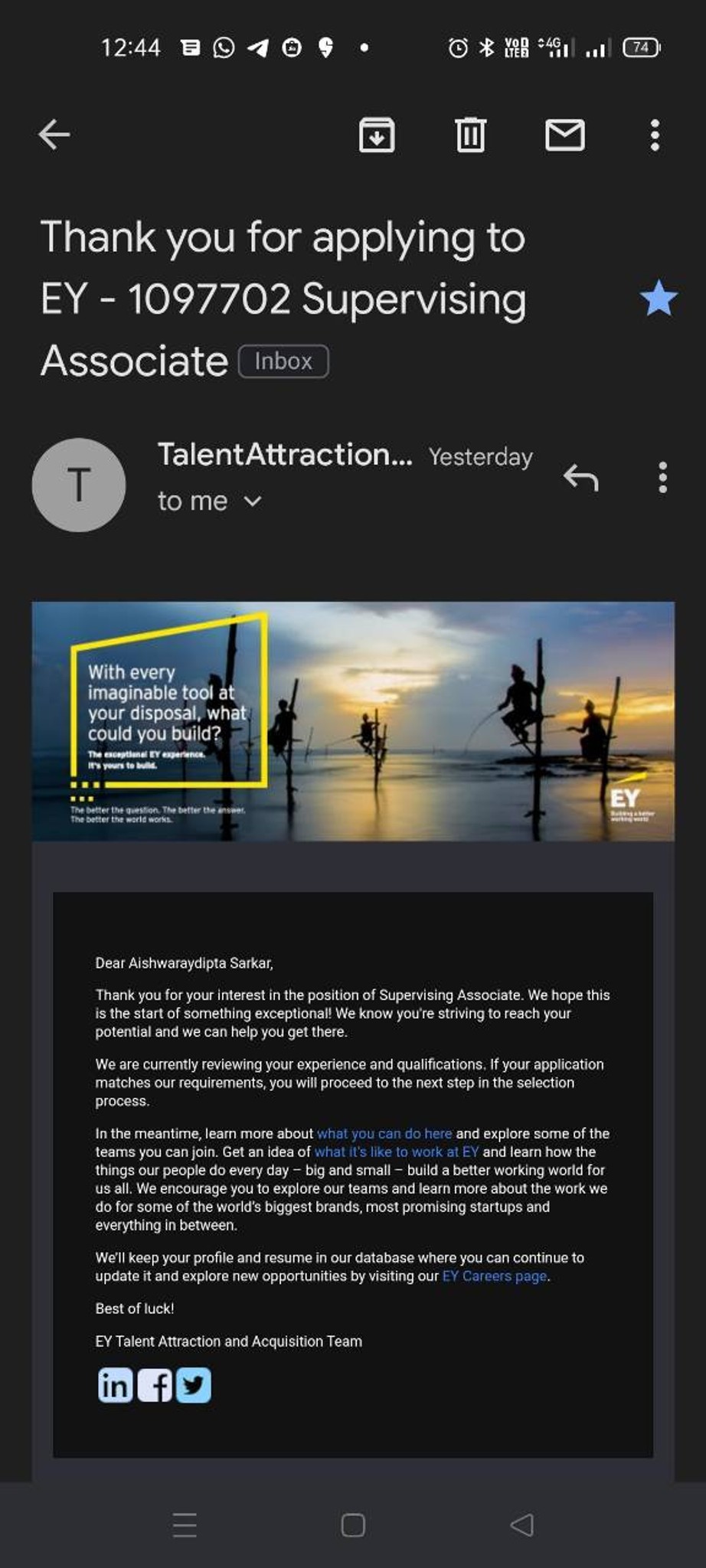 Hello everyone, I am a data analyst with good command on ms excel, SQL ...