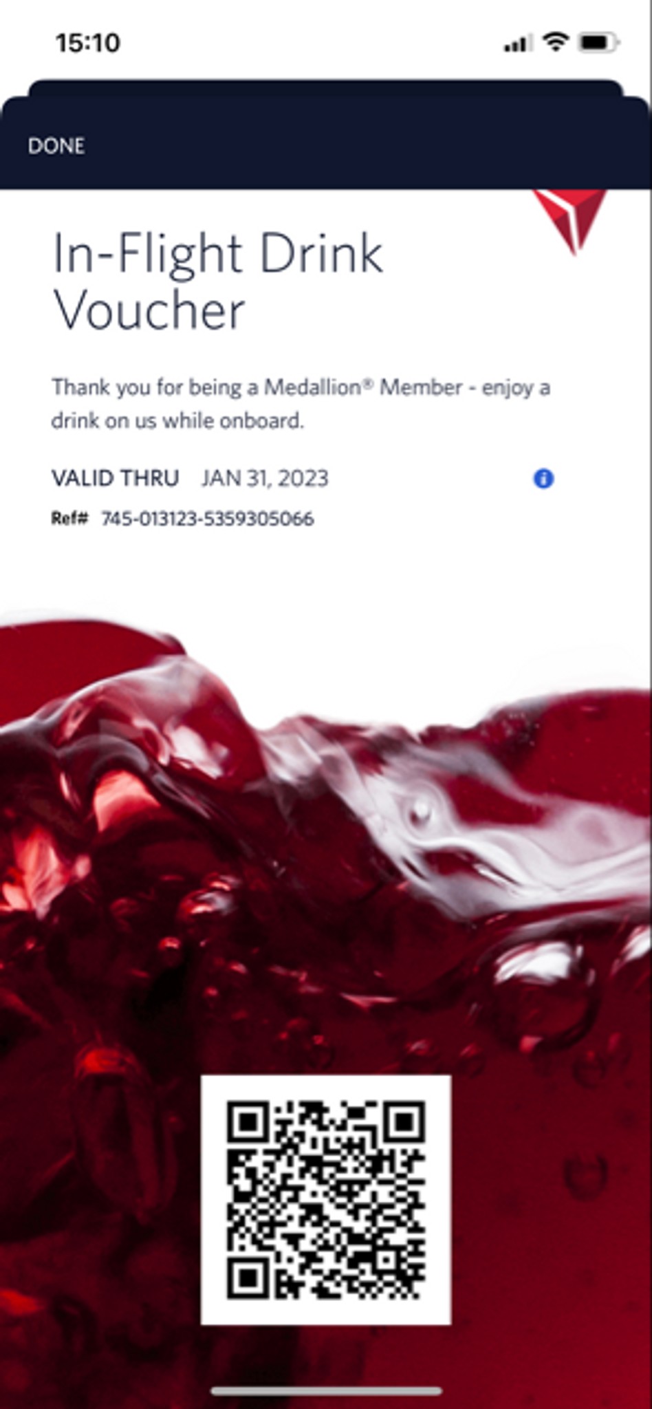 Free Delta Drink Vouchers | Fishbowl