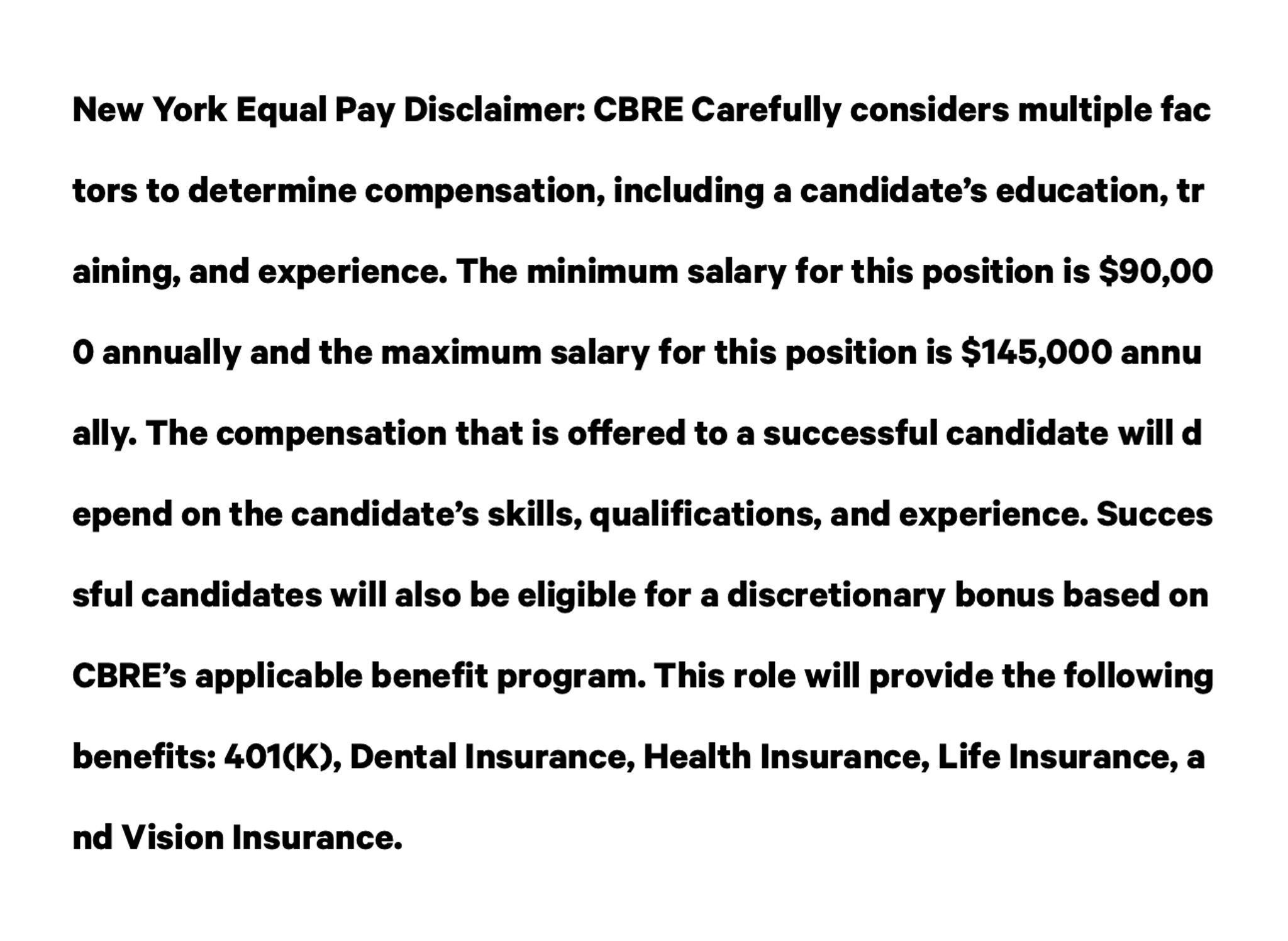 Does anyone know if CBRE is strict with their sala... | Fishbowl