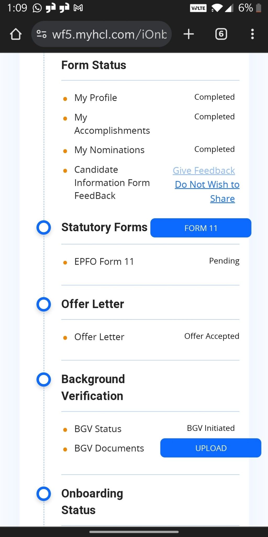 Hello, I am writing here regarding my application. I received my offer ...
