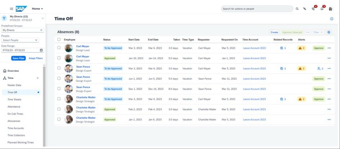 Reimagined Time Administrator Workplace in SAP Suc... | Fishbowl