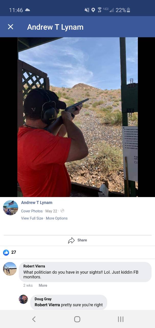 This man was arrested as a far right Boog Boy trying to riot in Vegas ...