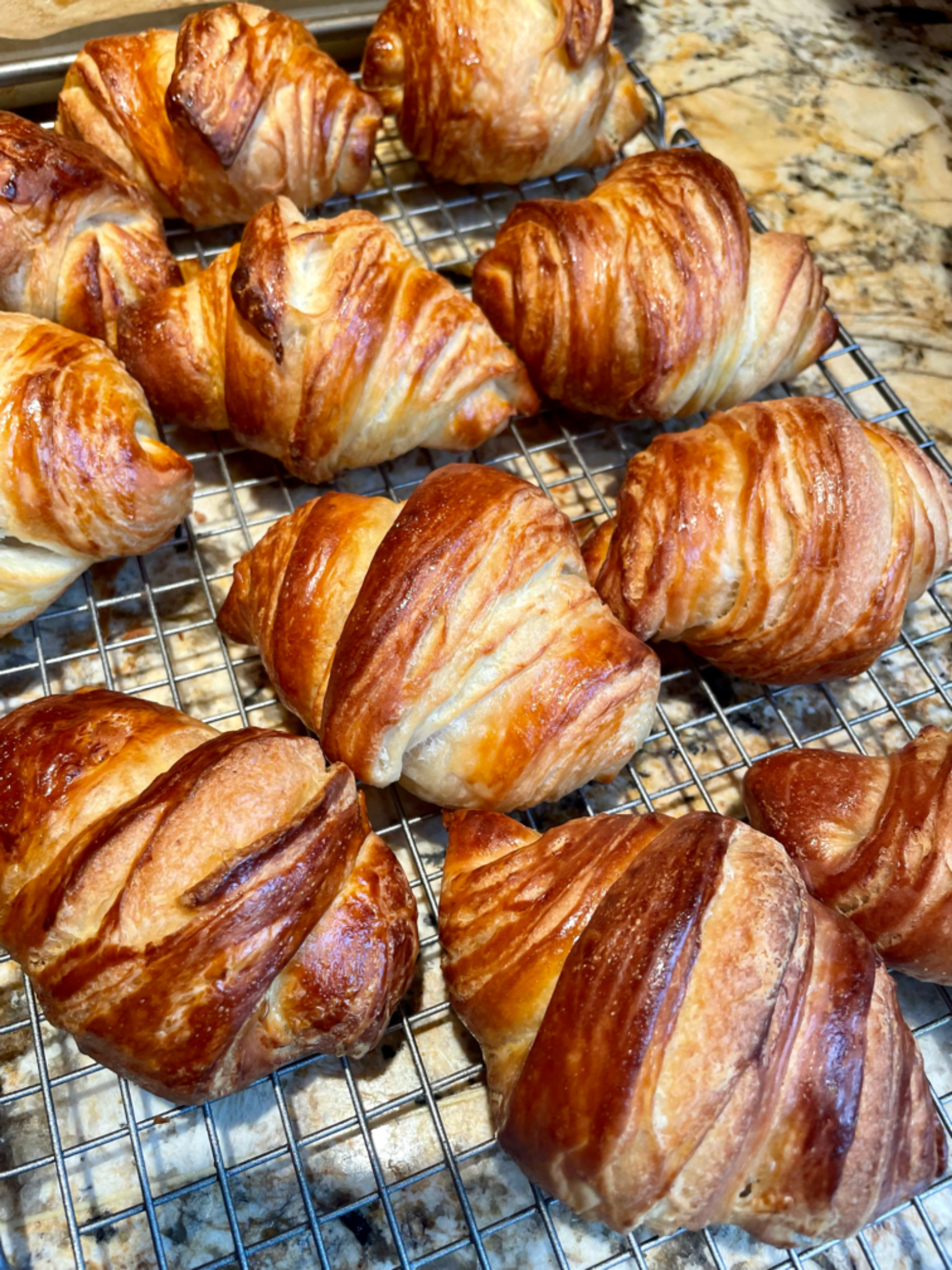 Croissants! These took days and are totally not worth the effort but ...