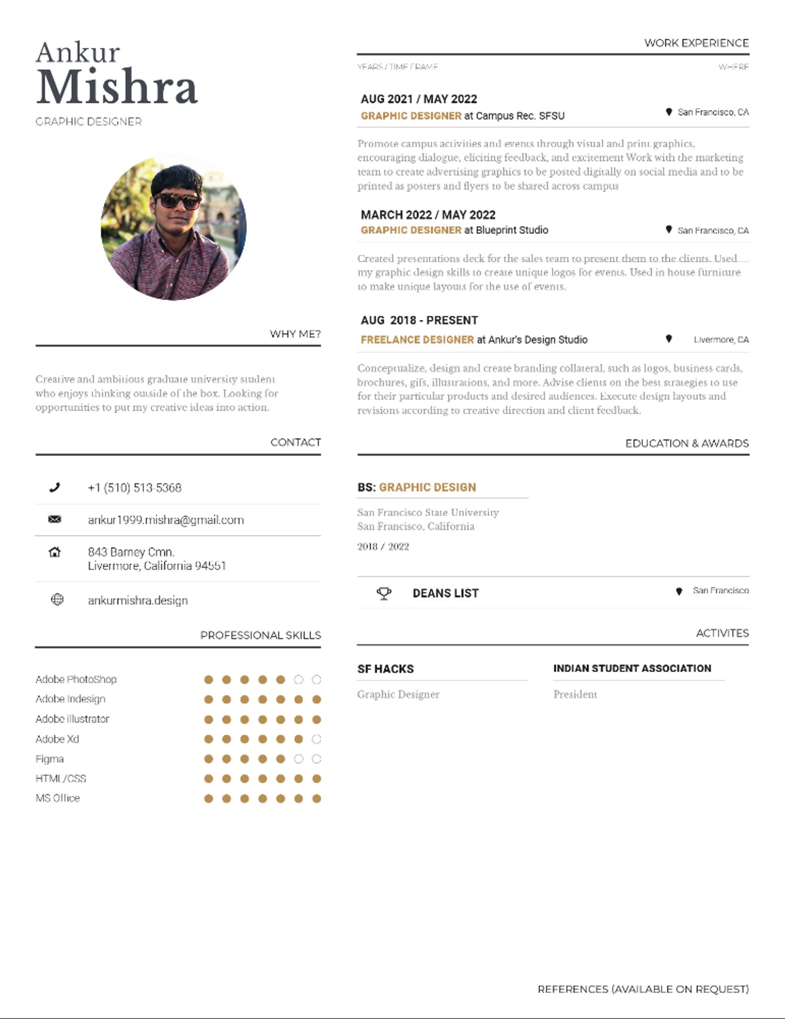 I have been applying for entry-level and junior-level design positions ...