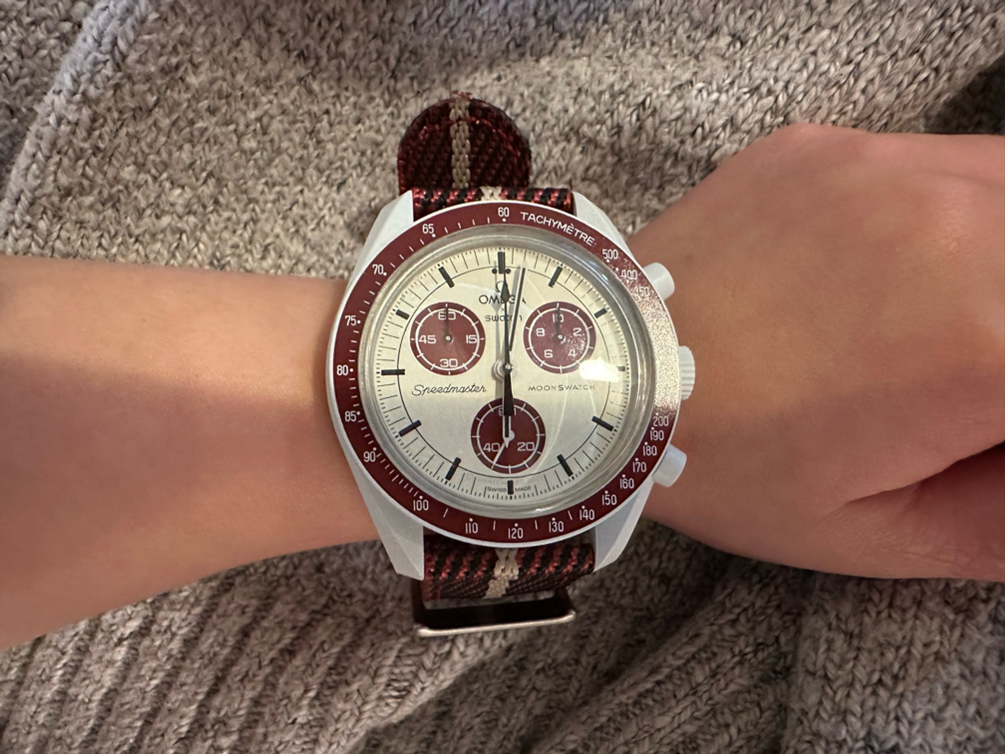 Finally was able to pick up an Omega Swatch at the... | Fishbowl