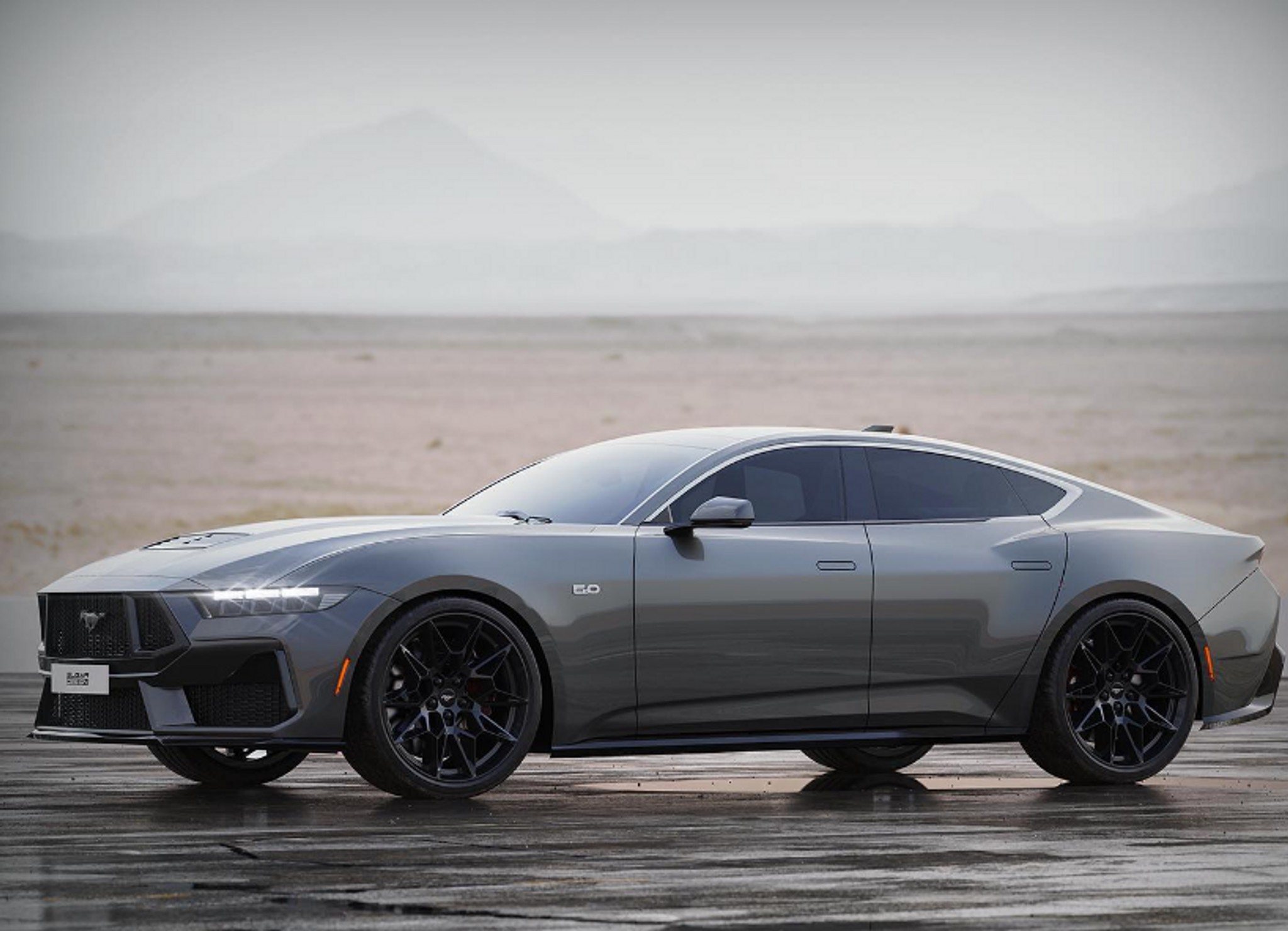 Came across this rendering of a 4 door mustang, and honestly I’m a huge ...