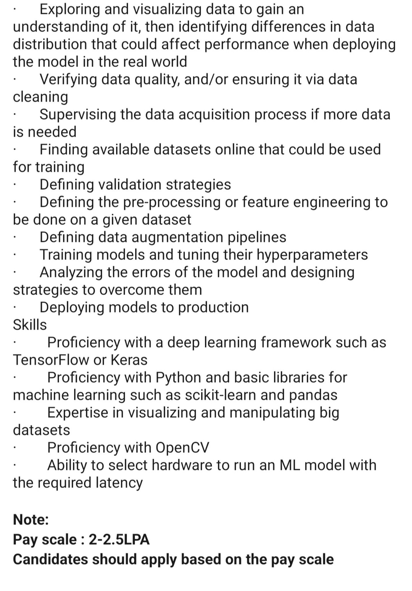 CTC for this role Data scientist role is 2.25 lpa ,and the sad thing is 17 guys applied for this ...