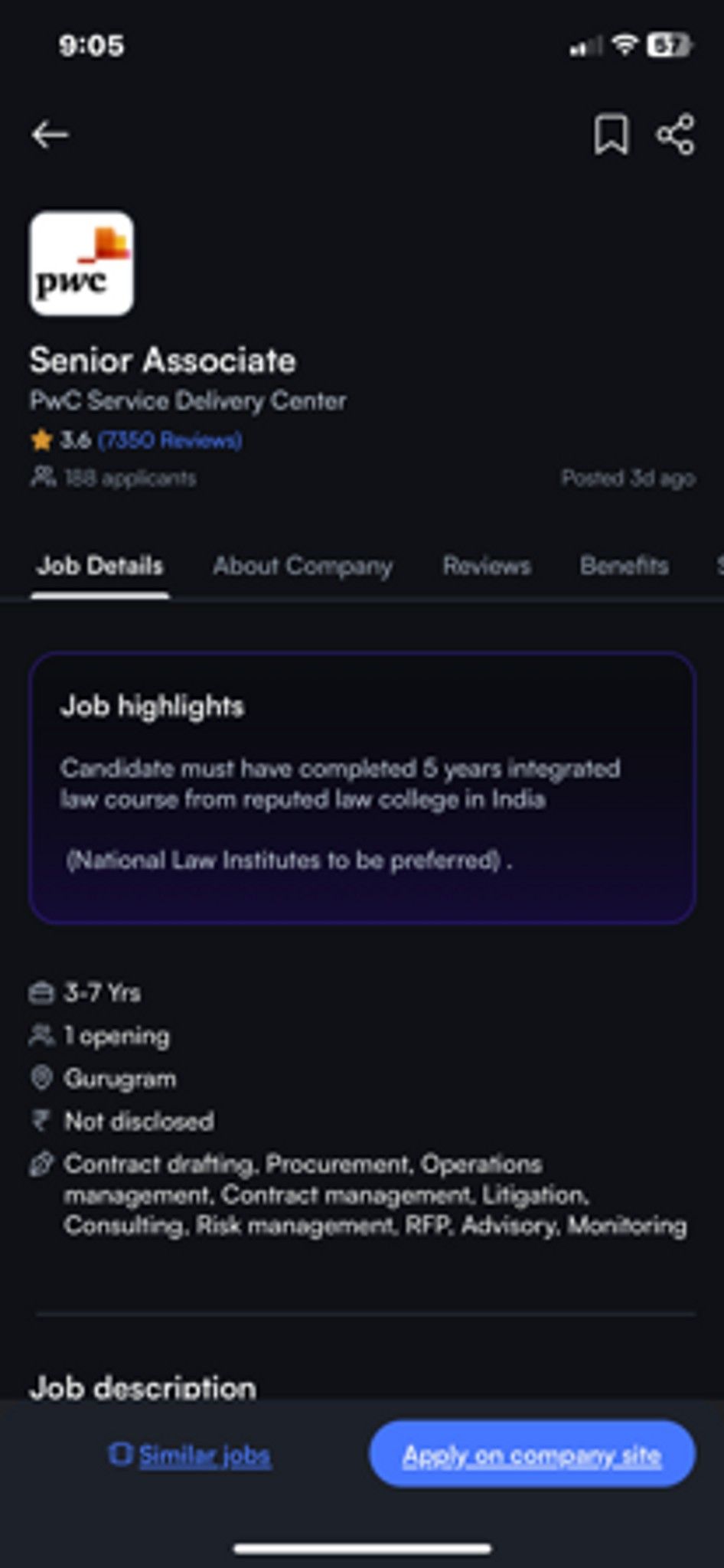 Lots of open Positions in PwC. If anyone needs an... | Fishbowl