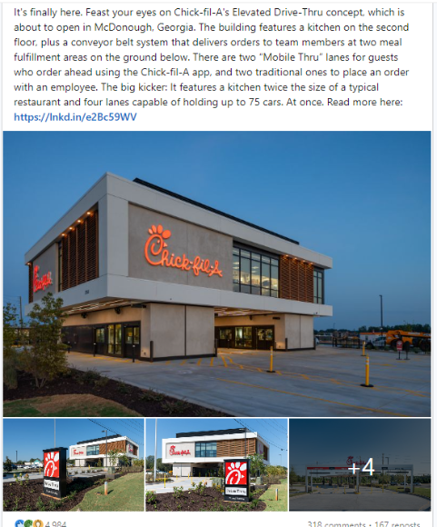 Is anyone excited about Chick fil a's super drive-... | Fishbowl