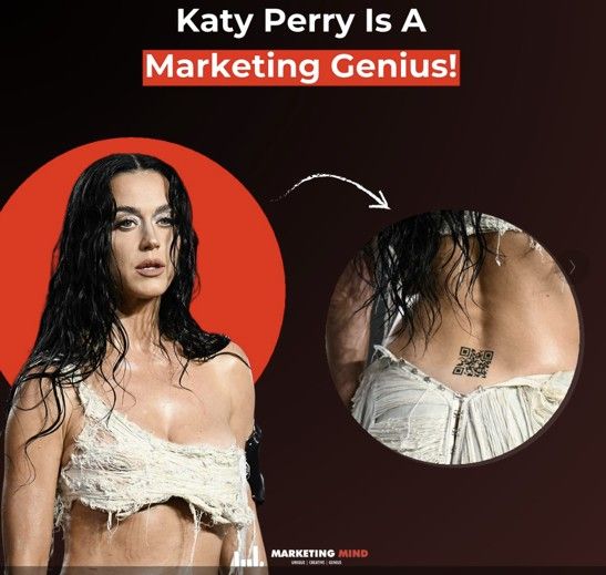 Cringe or clever? 🫣🫣 Katy Perry put a tramp stam... | Fishbowl