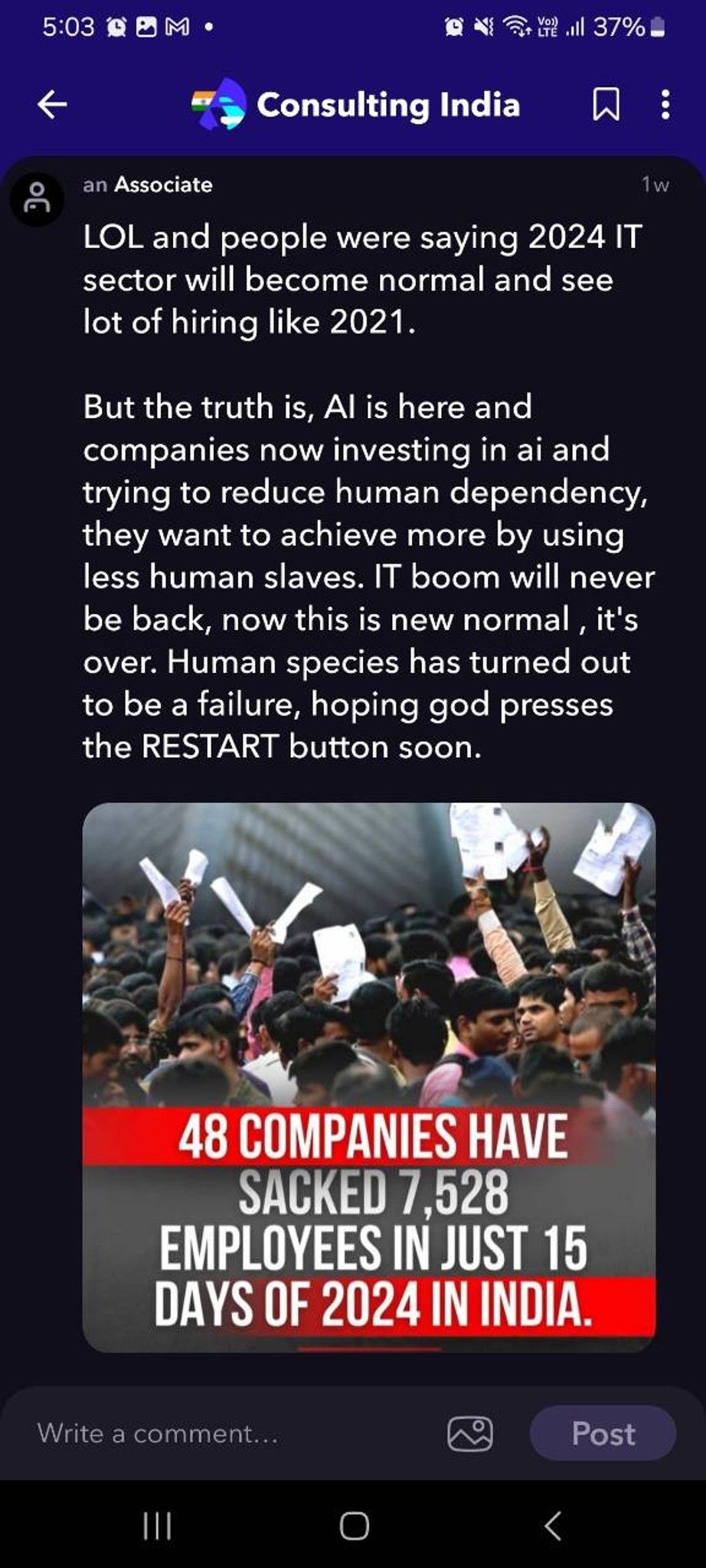 Layoffs in Zepto, Swiggy, SAP, ZS associates, Goog... | Fishbowl