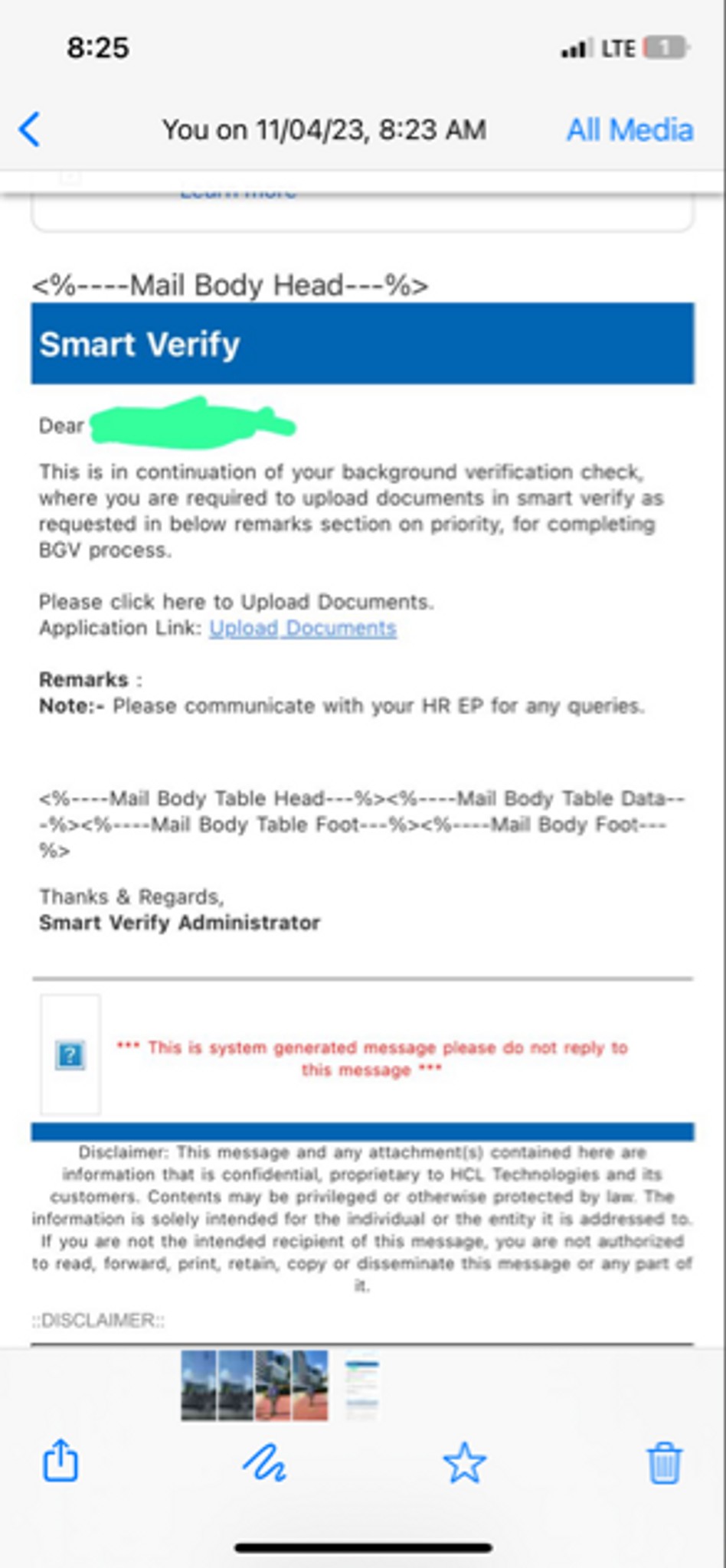 What is Post Joining BGV process in HCL? My pre-j... | Fishbowl