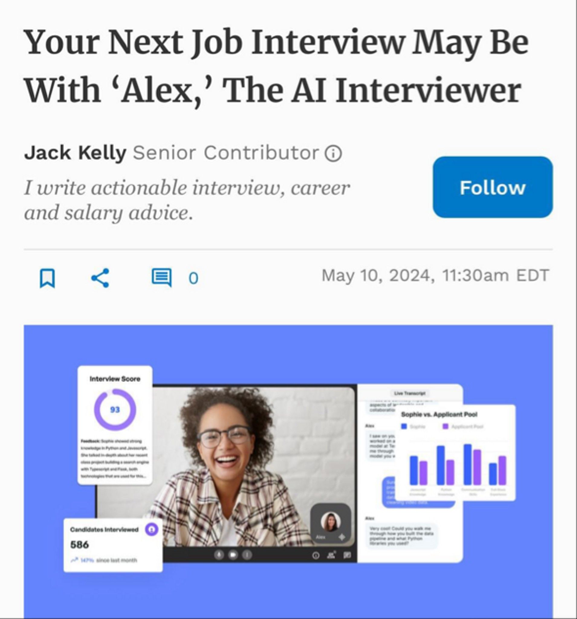 Have you or anyone you know actually been intervie... | Fishbowl