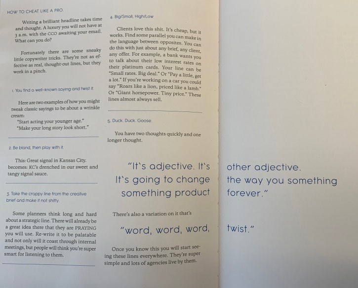 Need to write a bunch of taglines in a crunch and needing some spark or ...